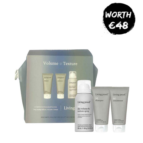 Living Proof Volume + Texture Kit - Travel Toiletries Bag – Cloud 10 Beauty