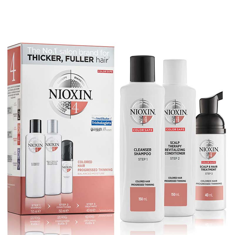 Nioxin System 4 Three Part Trial Kit – Cloud 10 Beauty